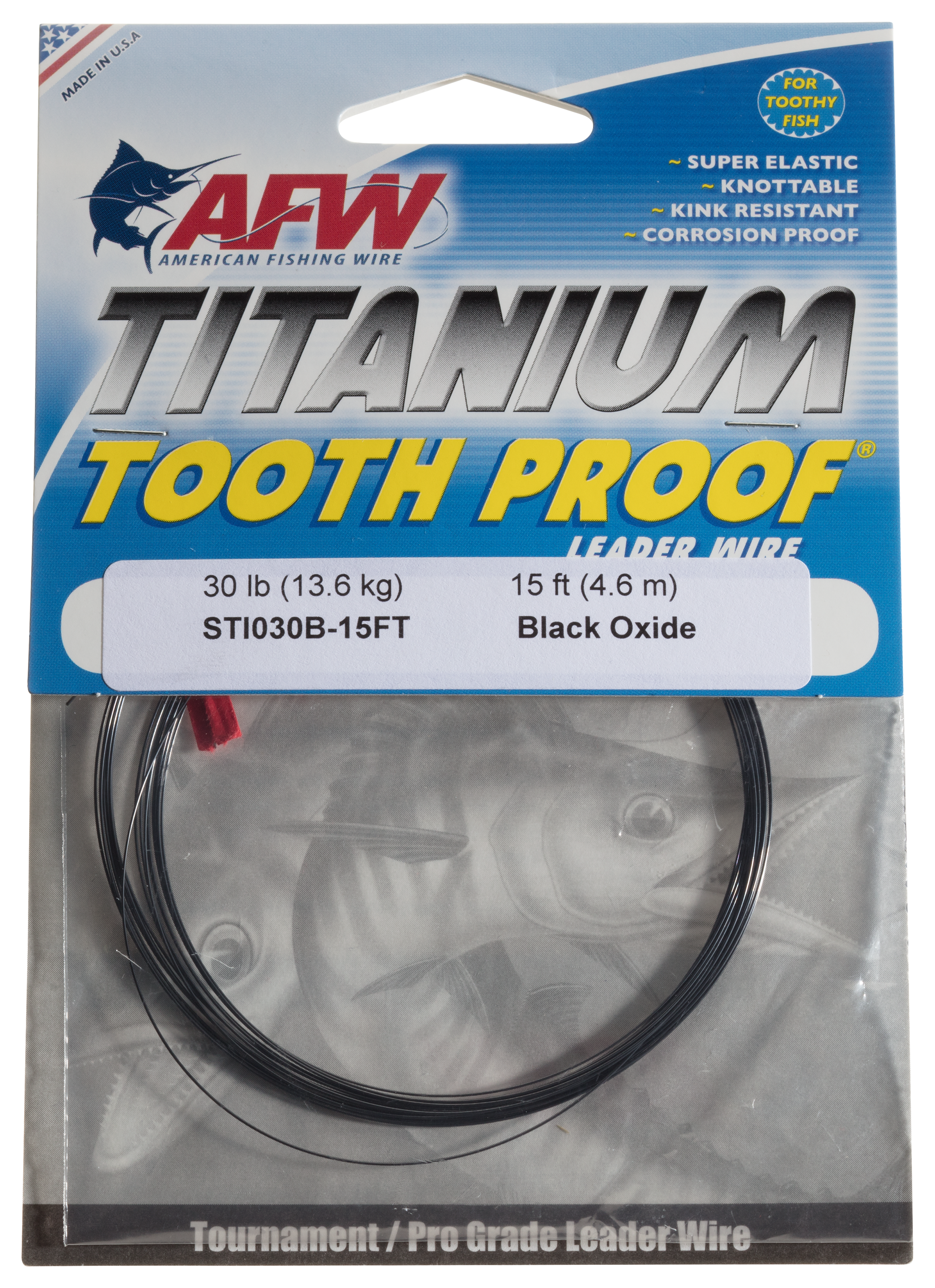 American Fishing Wire Titanium Tooth Proof Leader Wire | Cabela's
